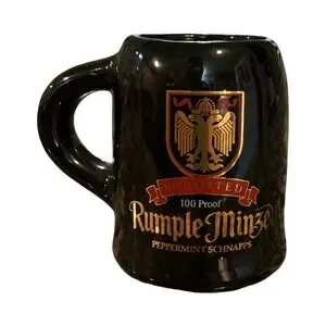 Dining | Vintage Rumple Minze Peppermint Schnapps Shot Glass Mini Stein ...